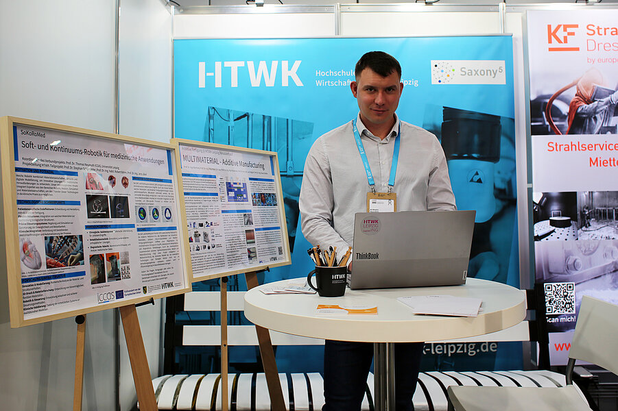 HTWK Leipzig | HTWK-Forschende auf der Intec-Messe in Leipzig